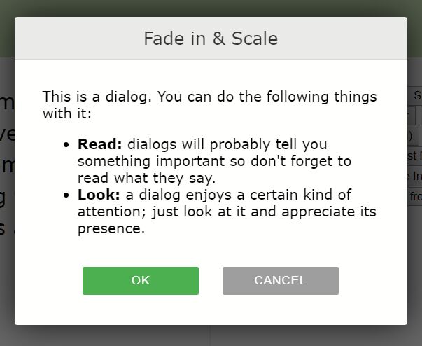20 Modal Dialog Appearance Effects Xdialog Css Script