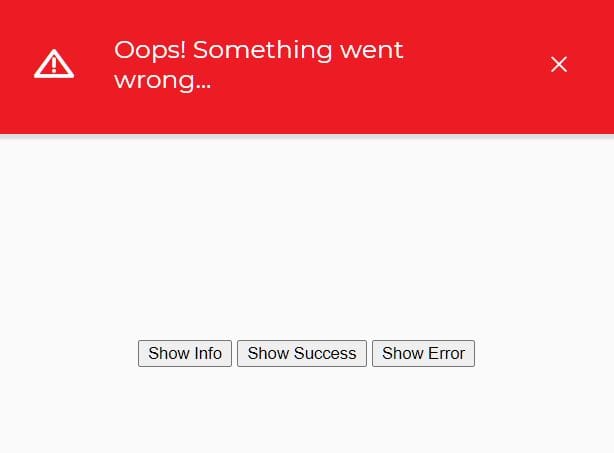 Animated Alert Banner In Vanilla Javascript Dismissible Css Script