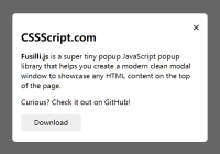 Modal & Popup - CSS Script