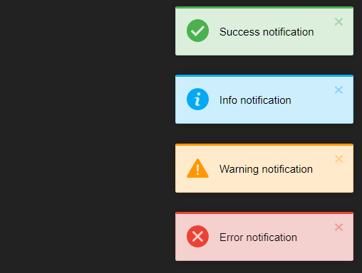 Client-side Non-Blocking Notification Library - Notification.js | CSS ...