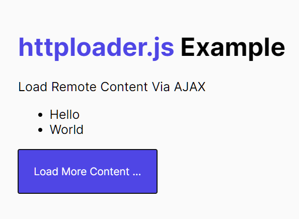 Load Remote Content Via Ajax Loaderjs Css Script 1173