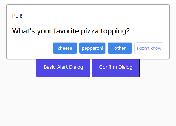 Rich Text Browser Alert & Confirm Dialog - alert4html.js | CSS Script