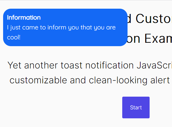 Clean And Customizable Toast Notification Library Toaster Css Script 7771