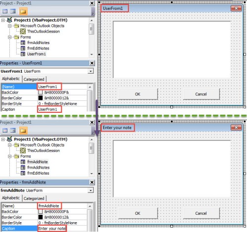 How To Effectively Add Notes To Outlook Emails Via Vba And Userform