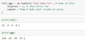 Numpy loadtxt Step by Step Implementation with Examples