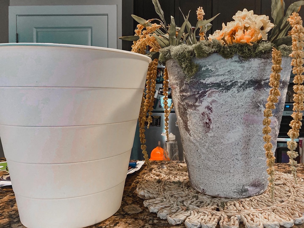 DIY - Faux Stone Planter · DecafSuccs