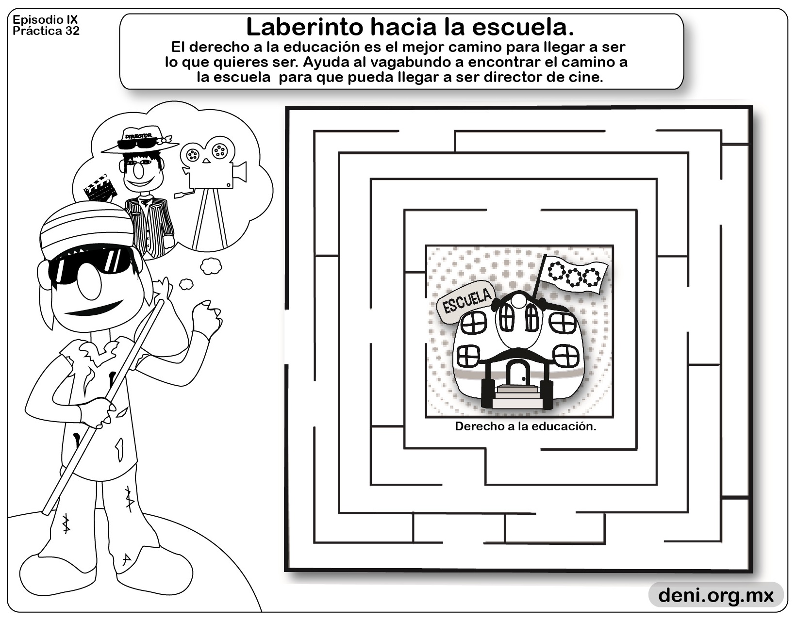 E9P32 – Laberinto hacia la escuela – DENI
