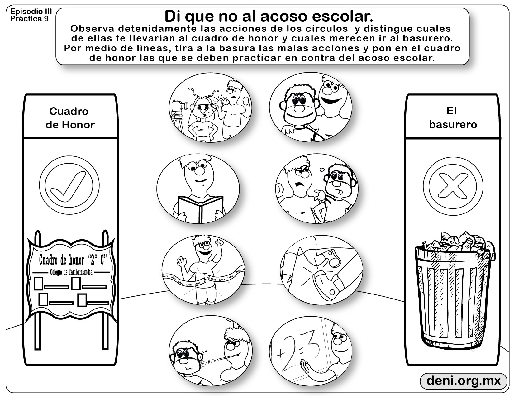 E3P9 – Di no al acoso escolar – DENI