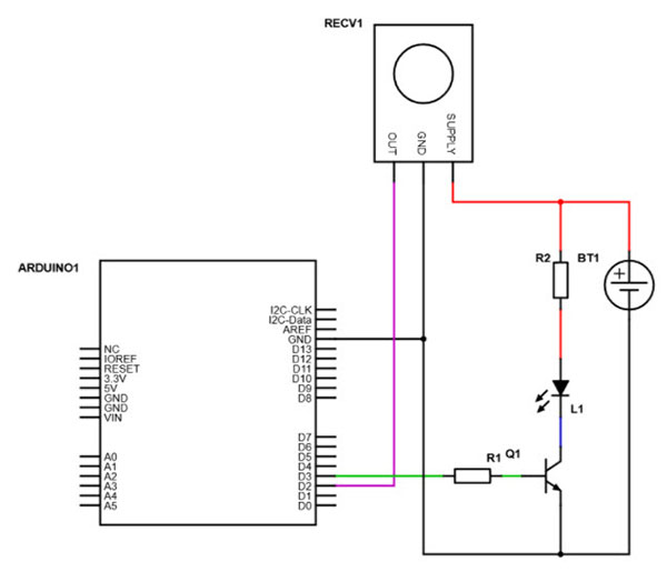 ir receiver circuit diagram - Circuit Diagram