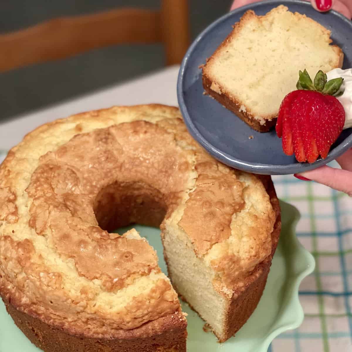 Sweet Cream Pound Cake - Dinner in 321