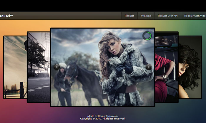 Jquery ui image carousel - resumenet