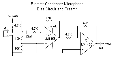 Simple Op Amp Microphone Circuit Diagram - Circuit Diagram