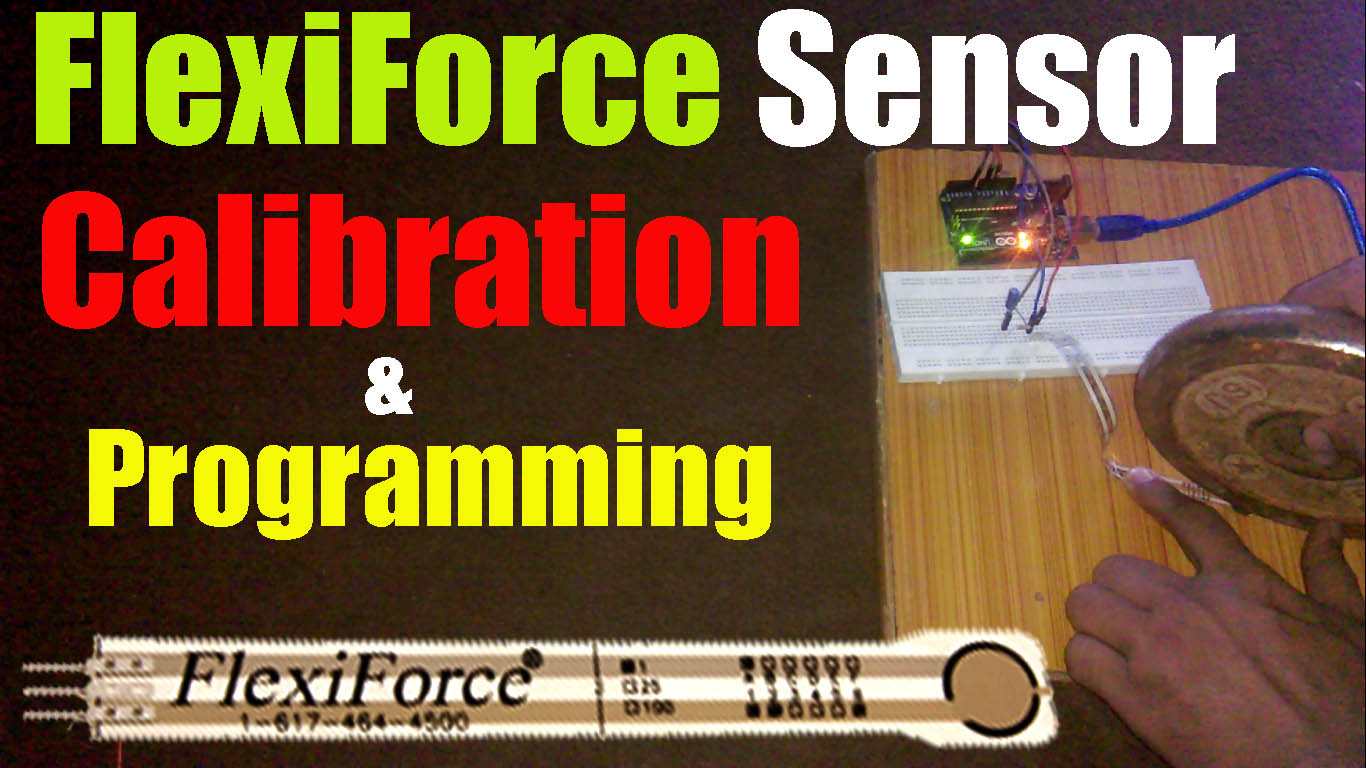 Flexiforce pressure sensor or force sensitive resistor with Arduino