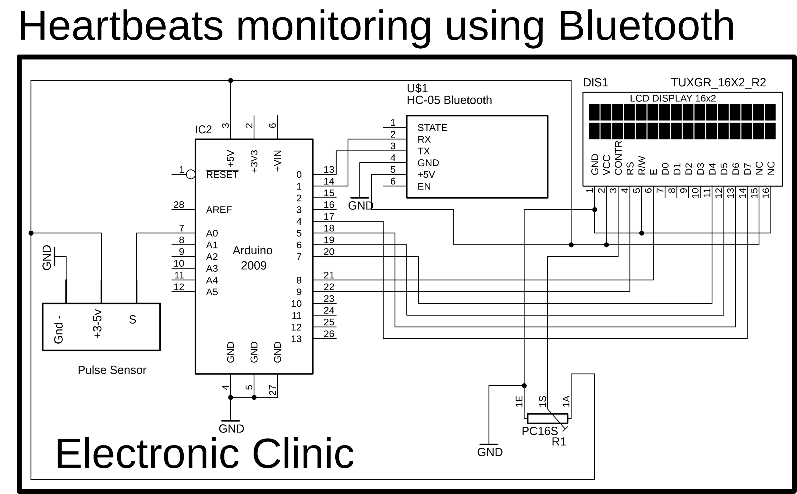 Pulse Sensor Or Heart Rate Measurement Using Arduino And Bluetooth