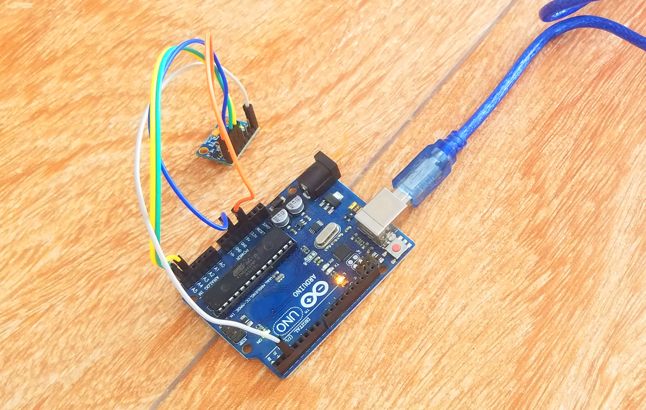 Mpu6050 Arduino Wiring Library And Code To Find The Angle