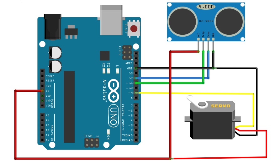 smart dustbin using arduino ultrasonic sensor and servo motor Archives ...