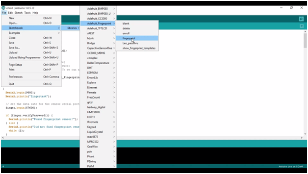 Arduino Biometric Fingerprint Sensor Interface and Programming