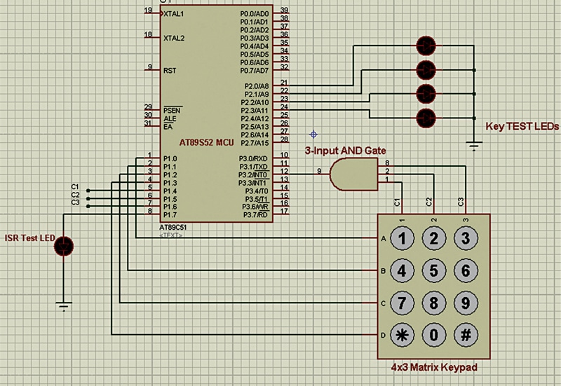 Circuit Diagram Keypad
