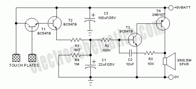 Simple Alarm Clock Circuit Diagram