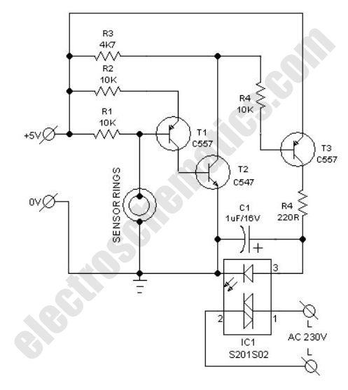 Schematic Diagram Of Rain Alarm