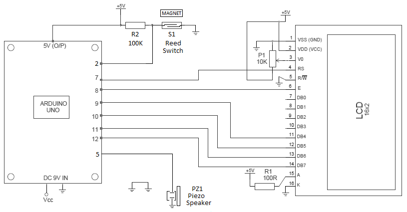 Circuit Diagram Of Car Alarm System Using Arduino » Wiring Digital And ...