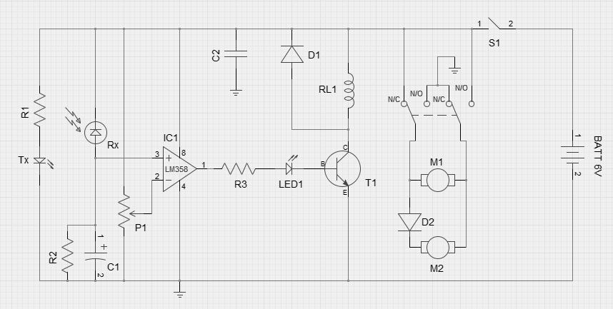 Circuit Diagram Of Obstacle Avoiding Robot Using Arduino