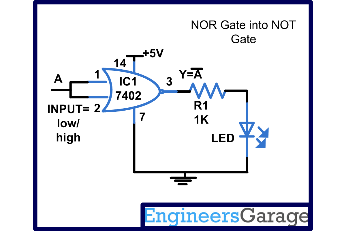 Circuit Symbol Of Nor Gate - Circuit Diagram