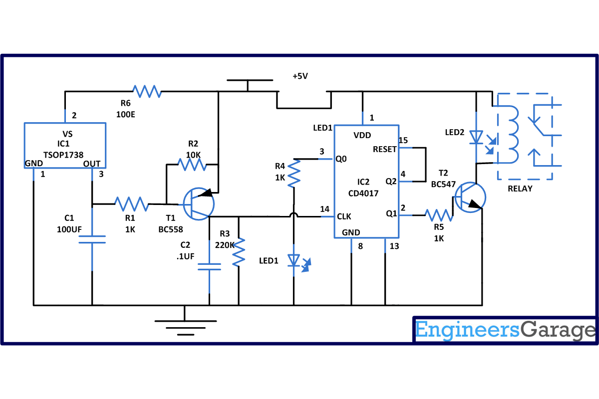 Remote Control Circuit Diagram For Home Appliances - Circuit Diagram