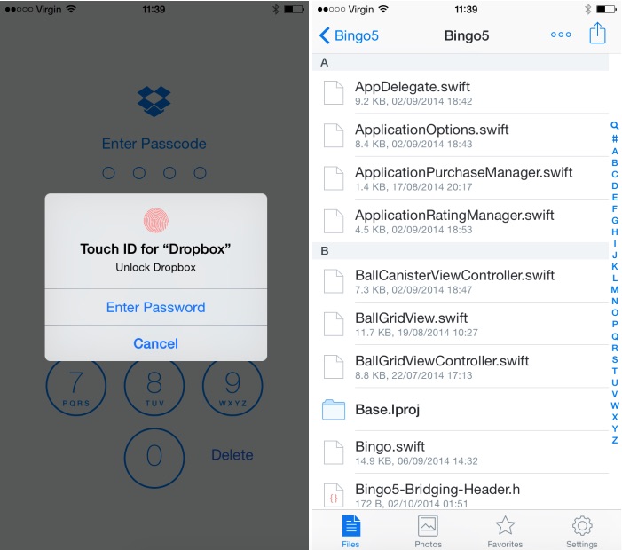 Dropbox se actualiza y ahora es compatible con el iPhone 6 y desbloqueo mediante Touch ID