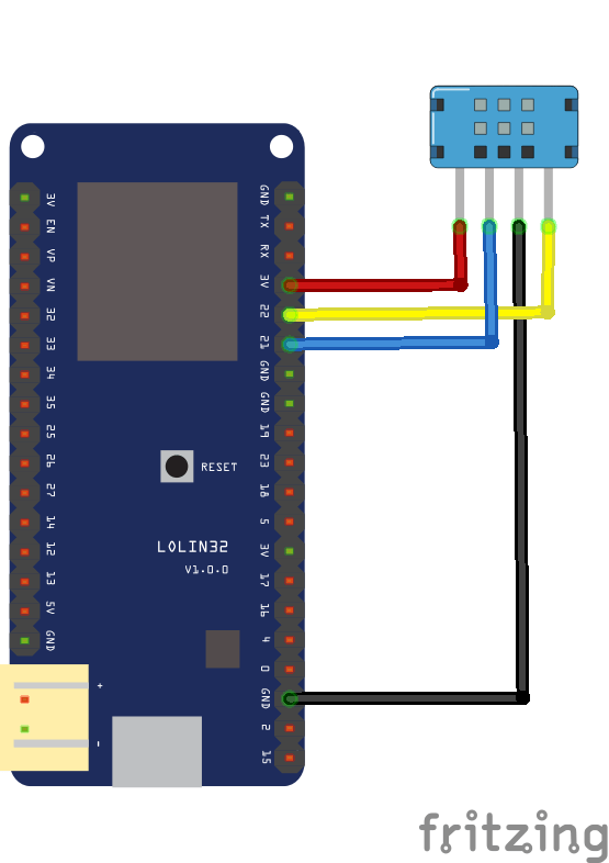 Dht12 Humidity Temperature Sensor And Esp32 Example Esp32 Learning 2269