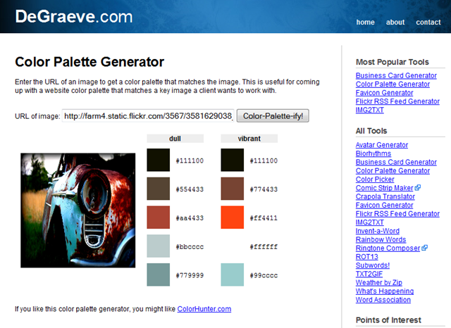 Behr Color Palette Generator