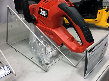 Retail Rack For Hedge Trimmer Display – Fixtures Close Up