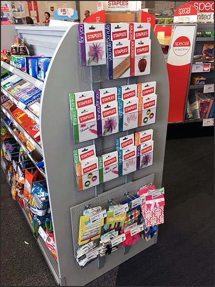 Shelf Edge Gift Card Holder in Retail – Fixtures Close Up