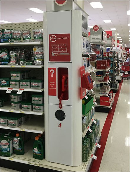 Target Info Center, Price Check, Store Navigation – Fixtures Close Up