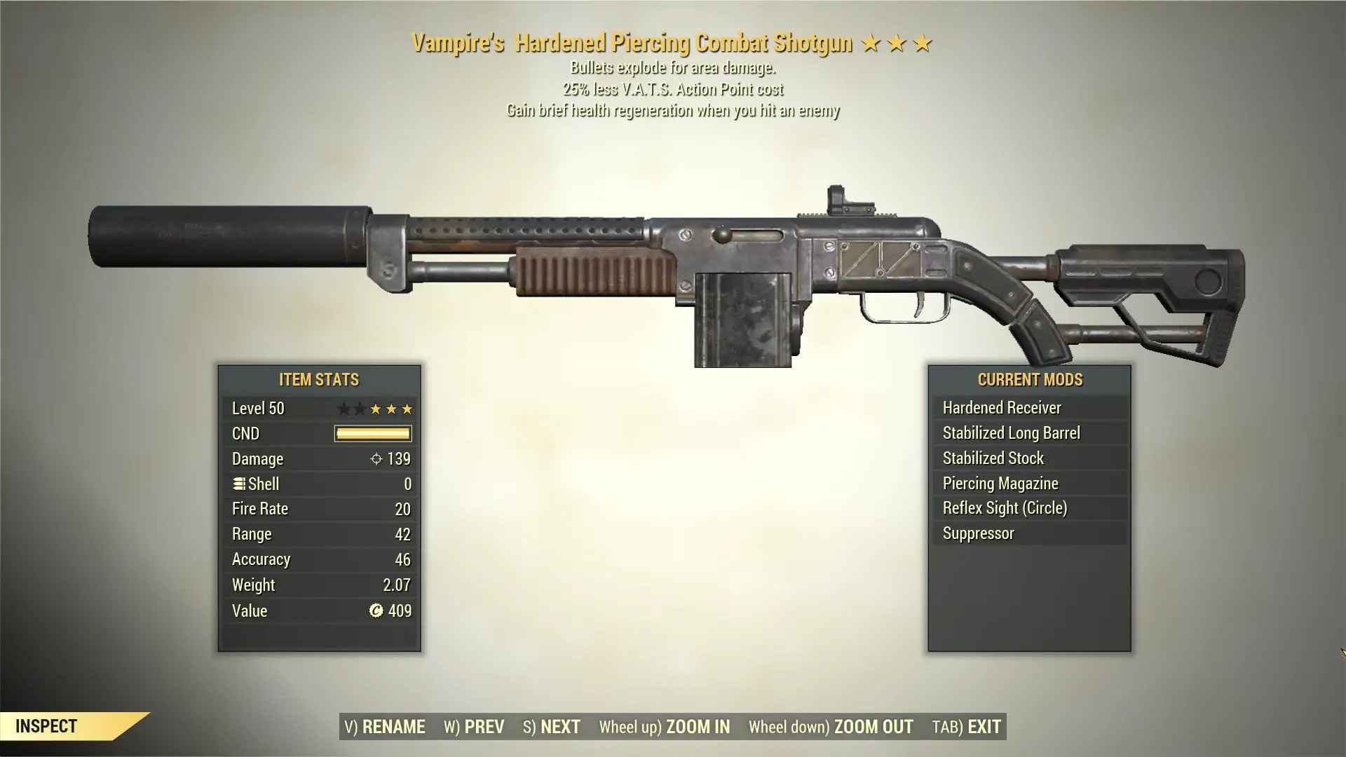 Fallout 4 explosive combat shotgun - kumcalifornia