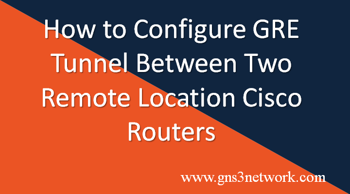 How to configure GRE Tunnel between Cisco Routers