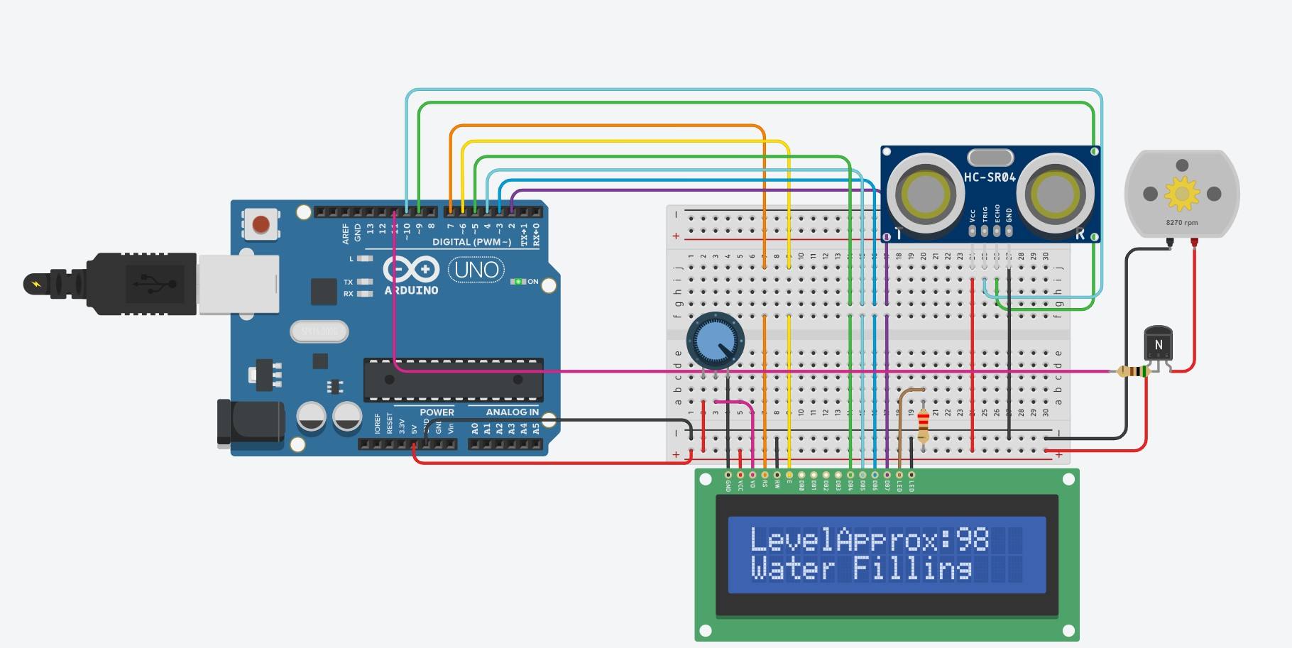 Water Level Indicator And Pump Controller Using Arduino Hackatronic