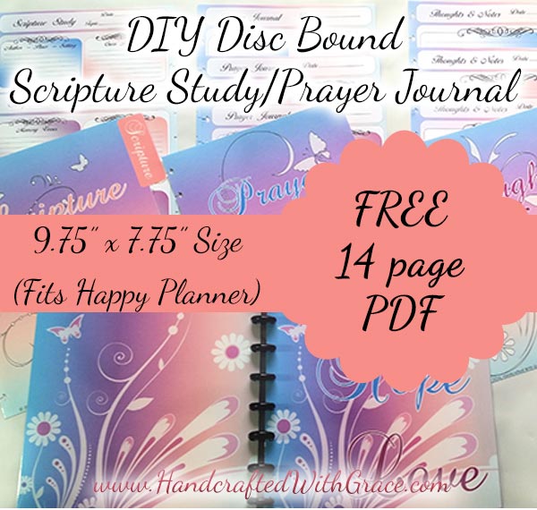 DIY Disc Bound Scripture Study / Prayer Journal » Handcrafted With Grace