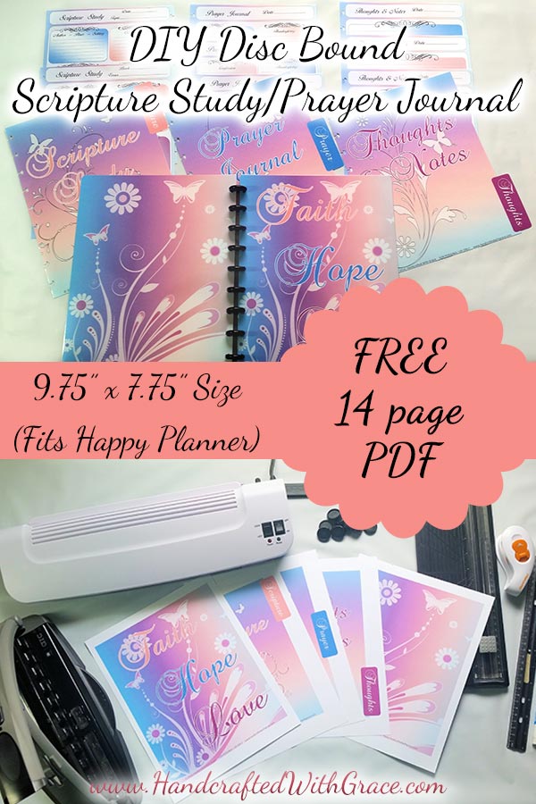 DIY Disc Bound Scripture Study / Prayer Journal » Handcrafted With Grace