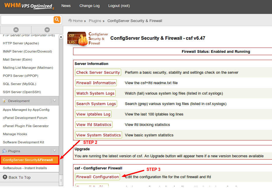 Potente Firewall Linux En Whm Csf Configserver Security And Firewall Blog Hostdime
