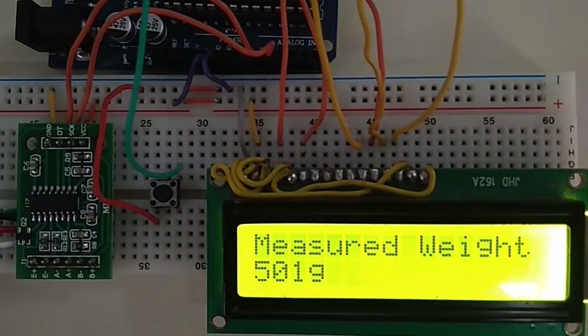 Weighing Machine using Arduino Load Cell & HX711 Module