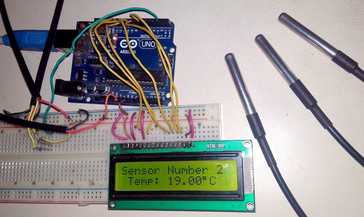 Interfacing Esp8266 Nodemcu With Ds18b20 Sensor And St7789 Tft