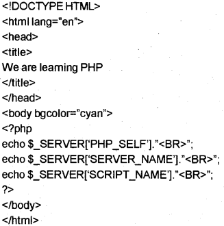 Plus Two Computer Science Notes Chapter 10 Server Side Scripting Using ...