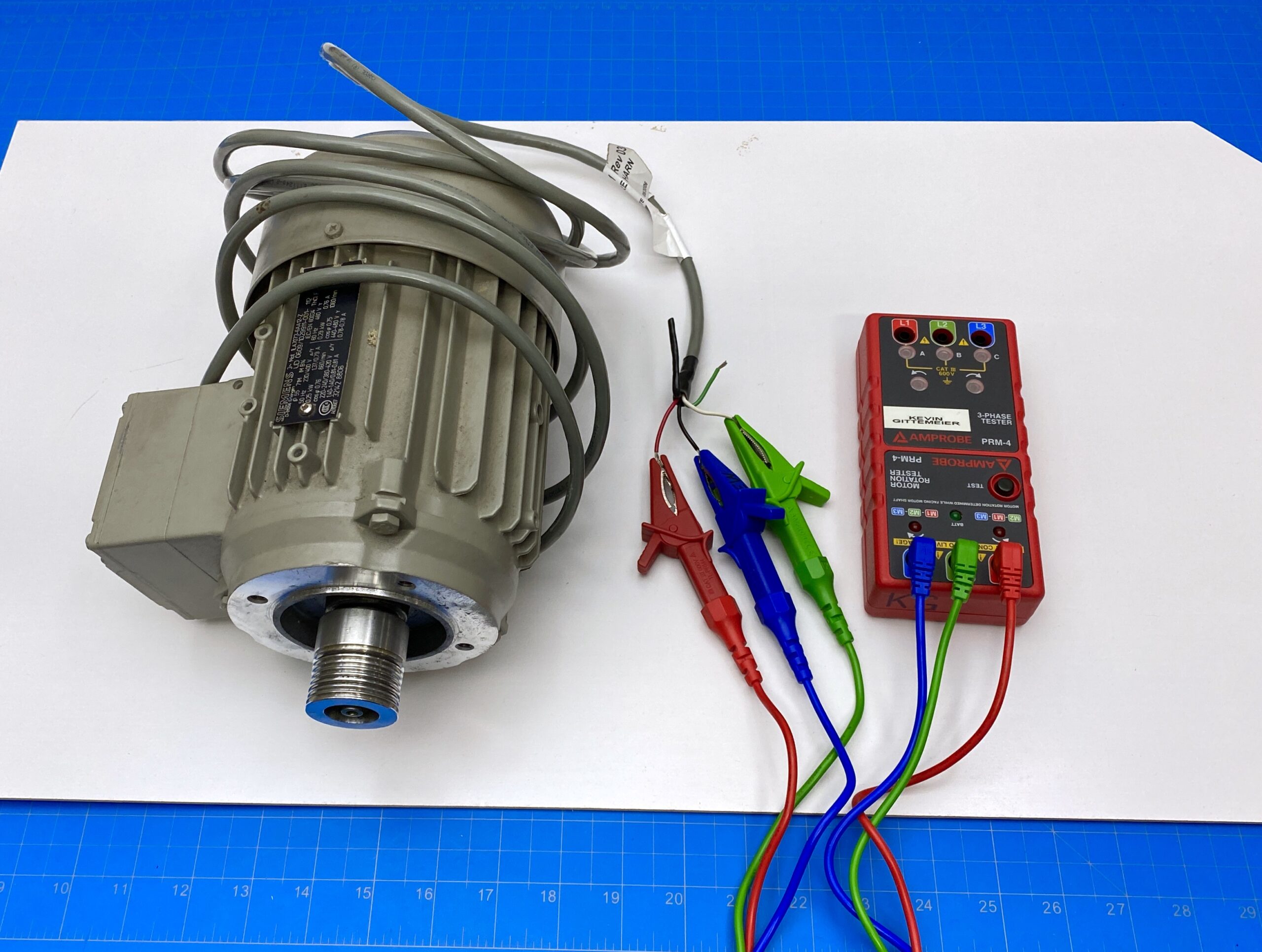 3 Phase Rotation Tester Circuit Diagram