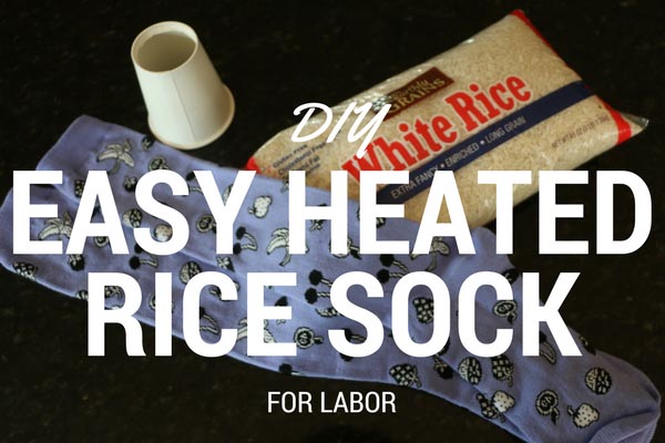 DIY Easy Heated Rice Sock for Labor • Kopa Birth®