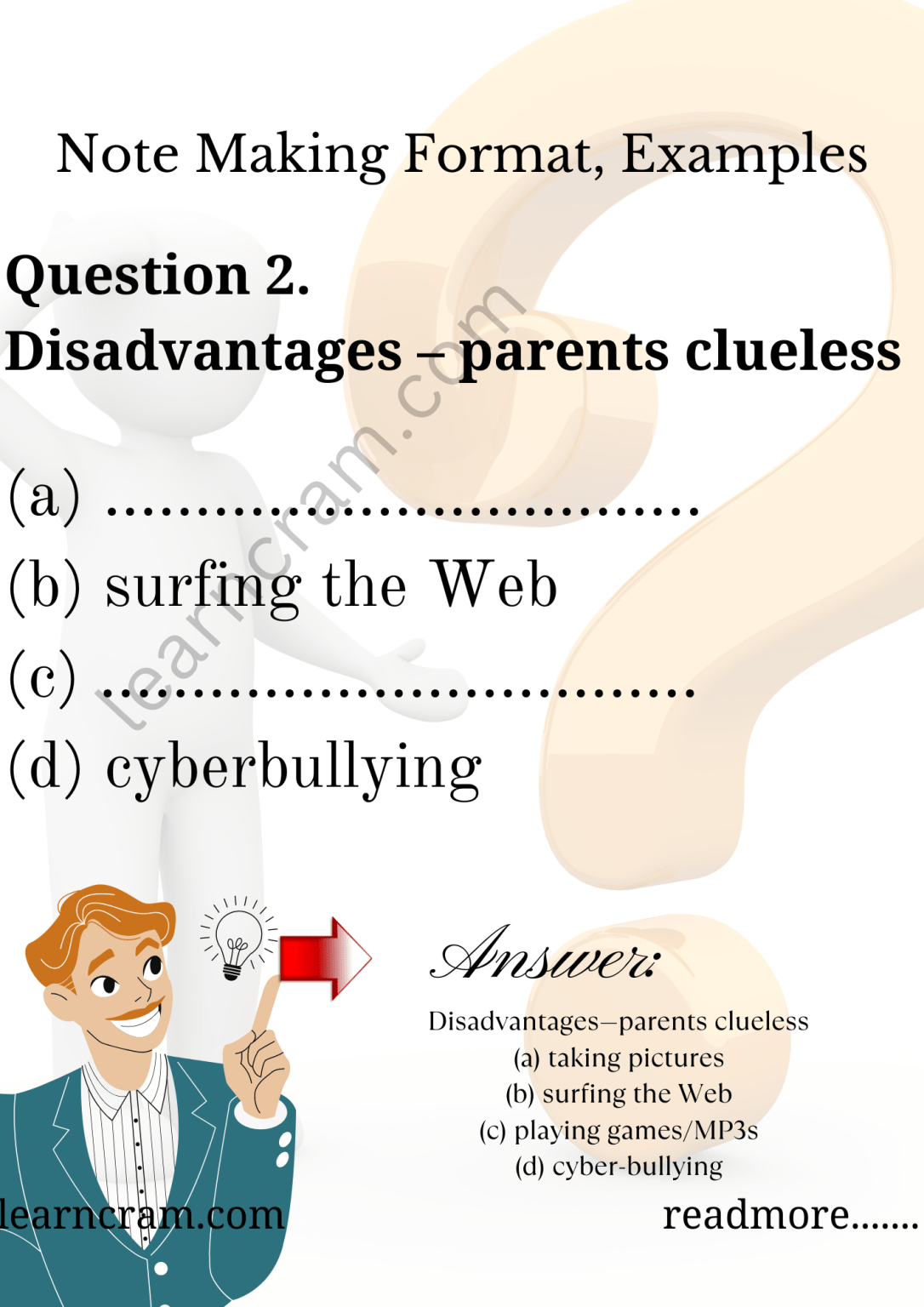 Note Making Class 12 CBSE Format, Examples – Learn Cram