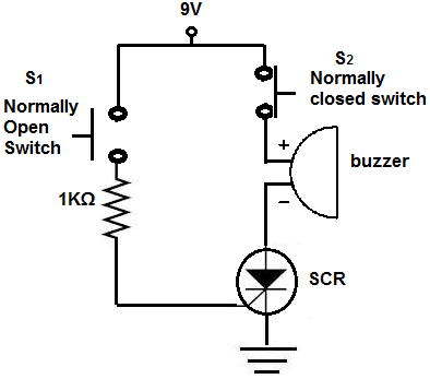 Latch Switch Schematic - Circuit Diagram