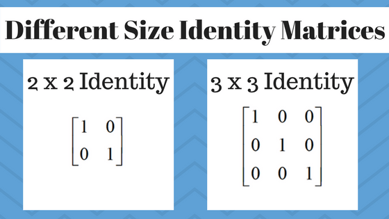 The identity matrix and its properties - MathBootCamps