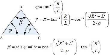Figure 8: Angle Gamma Derivation. | Math Encounters Blog