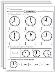 2nd grade math time worksheets - clock worksheet quarter past and ...